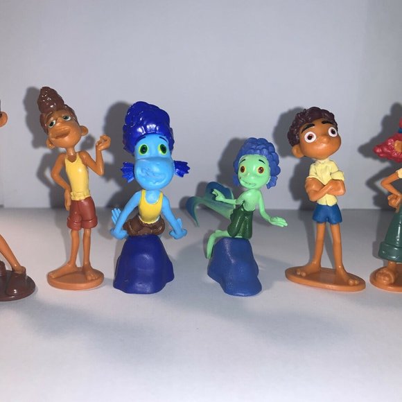 Disney | Toys | Disney Luca Figure Set Of With 2 Stickers And 2 Rings ...